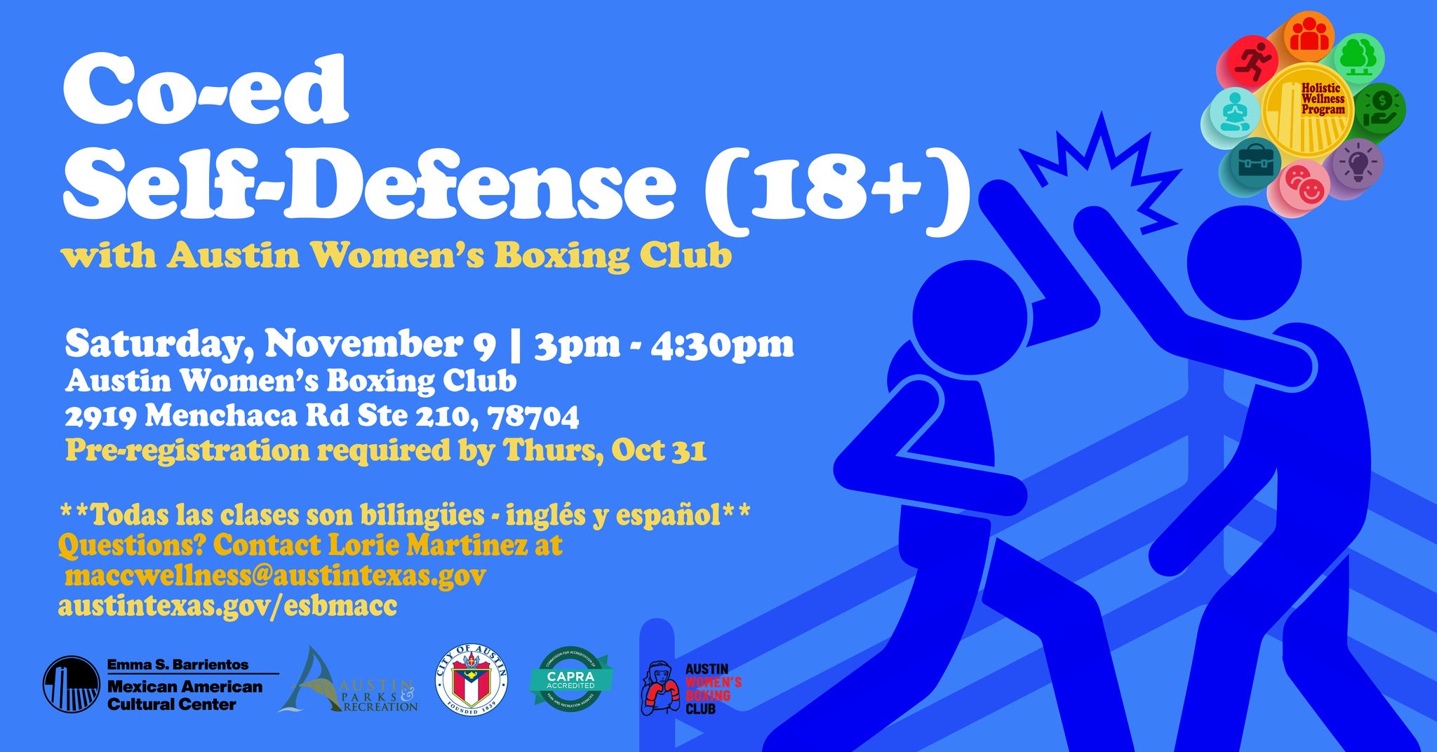 ESB-MACC: Co-ed Self-Defense with Austin Women's Boxing Club ...