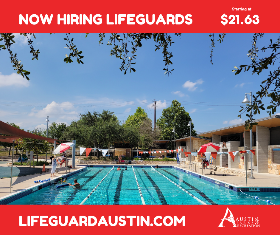 Austin Lifeguards Earn $21.63 an Hour | AustinTexas.gov