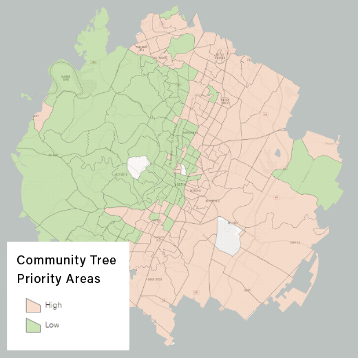 Explore Austin’s Community Tree Priority Map | AustinTexas.gov