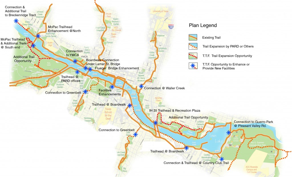 Lady Bird Lake Trail Map - Penni Rodina Lady Bird Lake Trail Map - Penni Rodina
