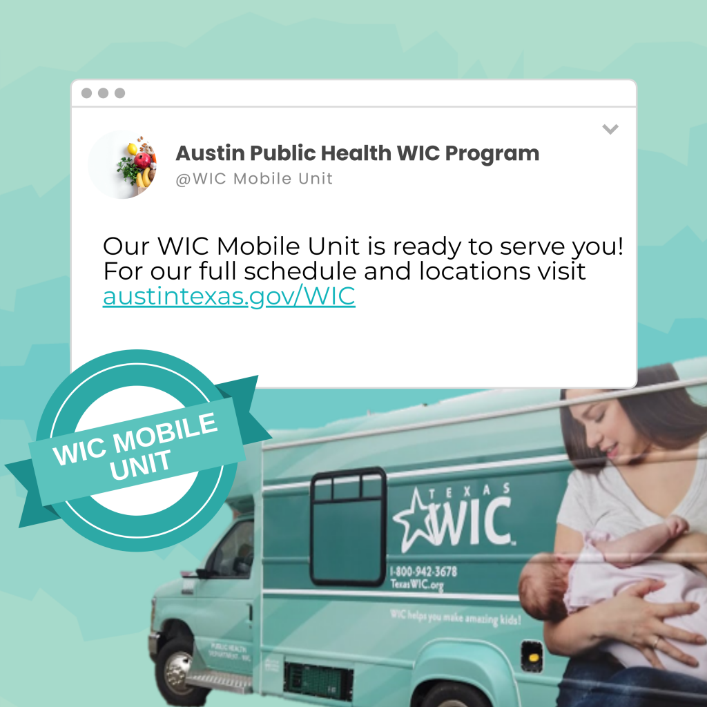 WIC Mobile Unit Schedule | AustinTexas.gov